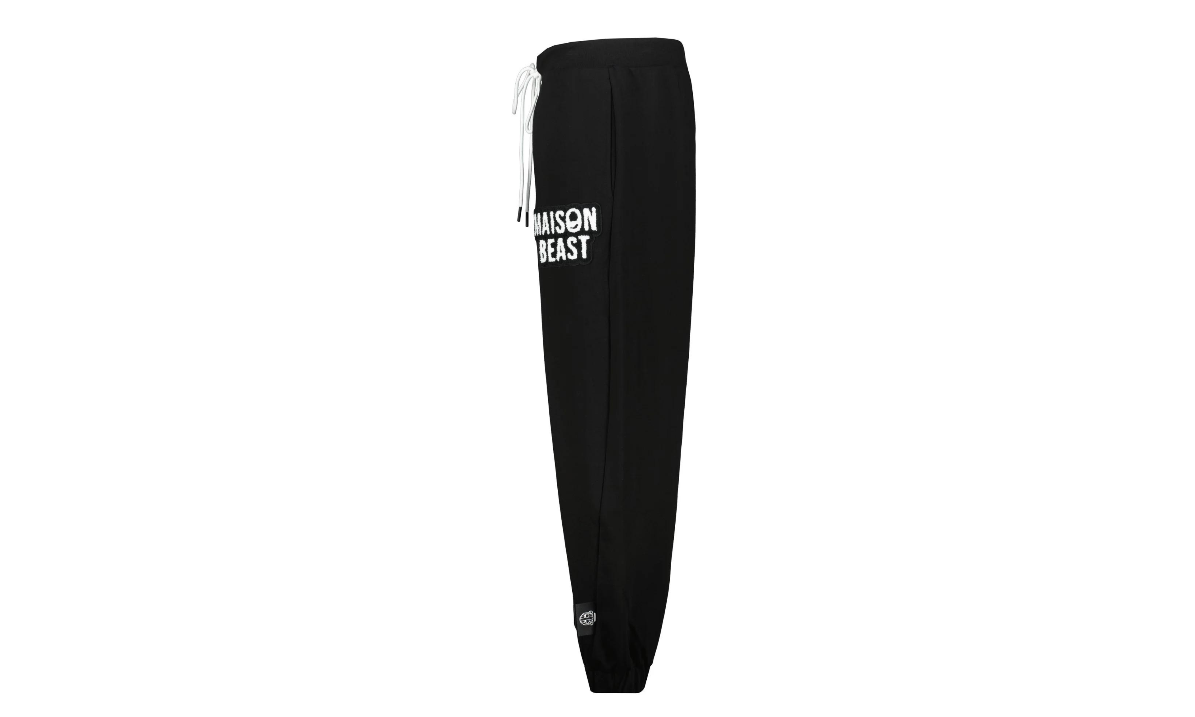 Maison Beast Maison Beast CHENILLE PATCH SWEATPANTS black (Maison4 ...